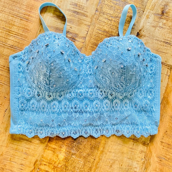 Tops | Crystal Lace Corset Top | Poshmark